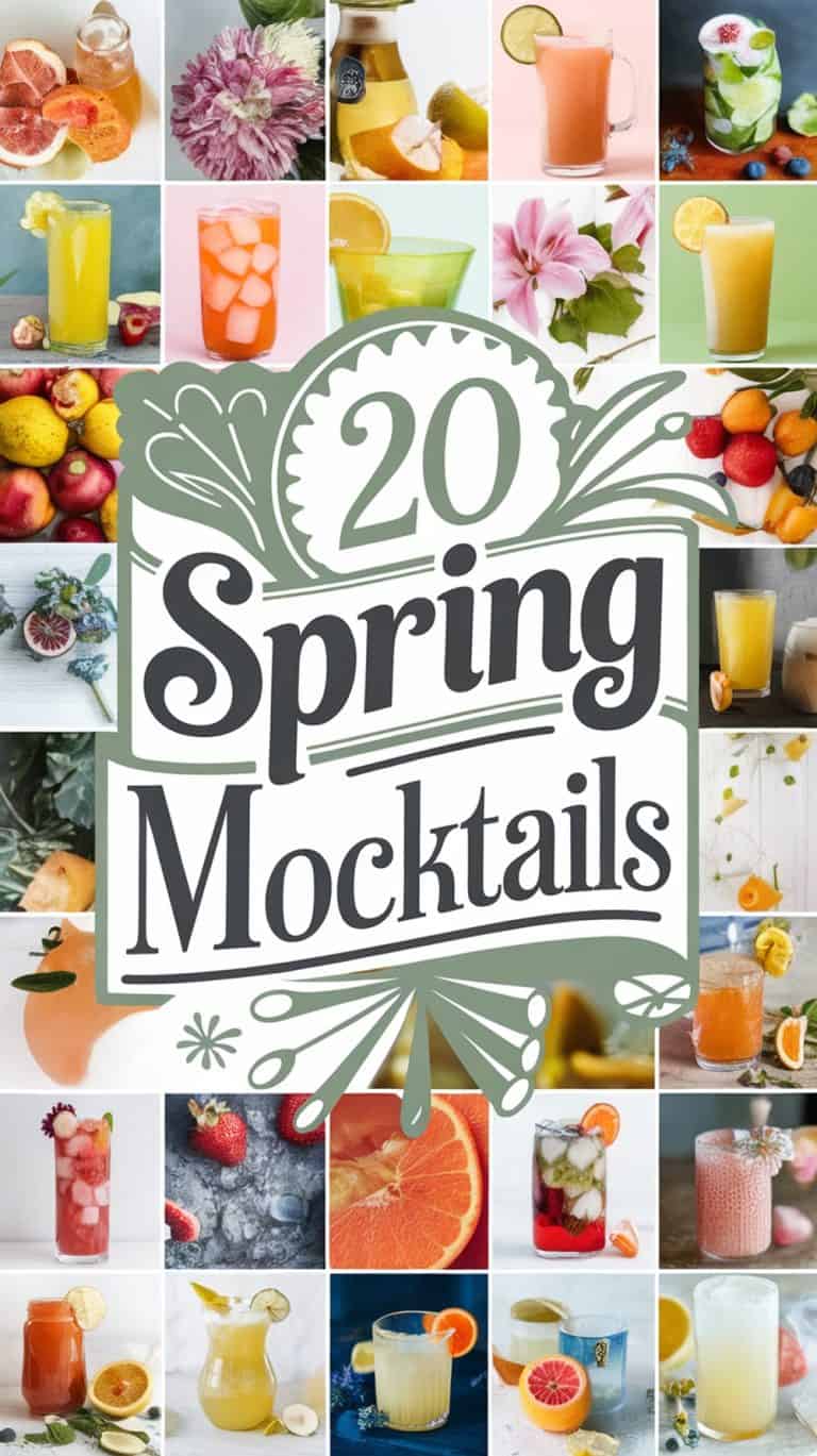 20 Refreshing Spring Mocktails to Try This Season - Tofu Moo Recipes